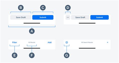 Toolbar Sap Fiori For Ios Design Guidelines