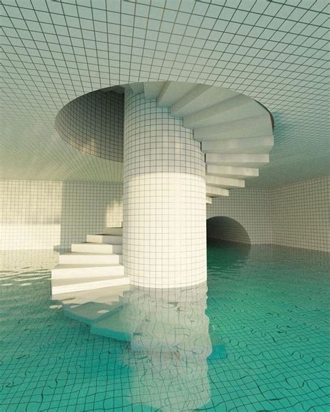 Pin By Mɪʀᴏᴋɪsᴜシ︎ On Backroom Dream Pools Dreamscape Architecture