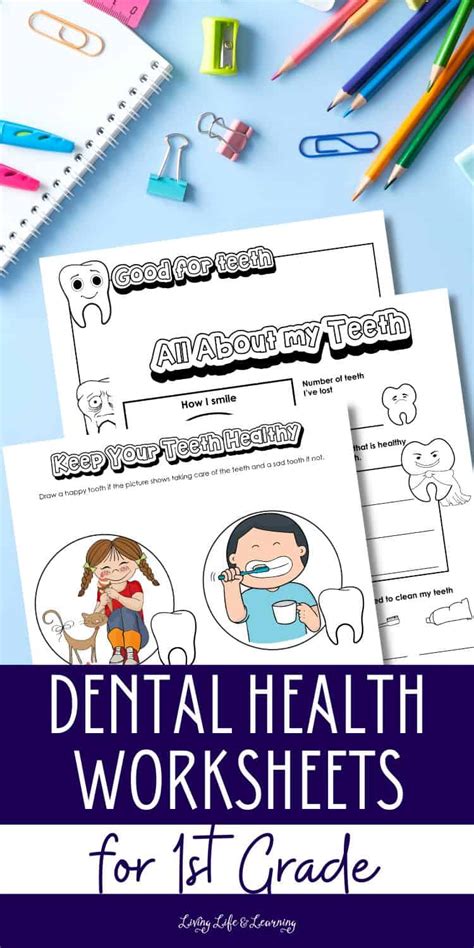 Dental Health Worksheets For 1st Grade