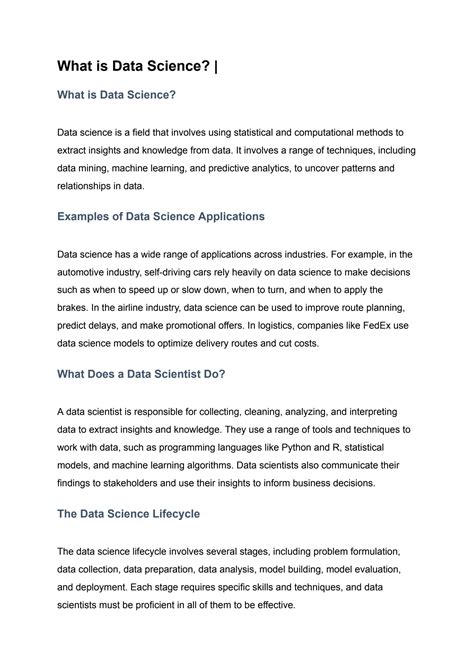 Solution What Is Data Science Introduction To Data Science Data