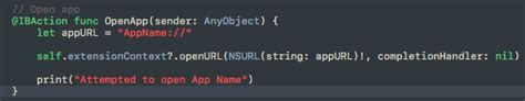 Ios Nswidgetextensioncontext Openurl Swift Stack Overflow