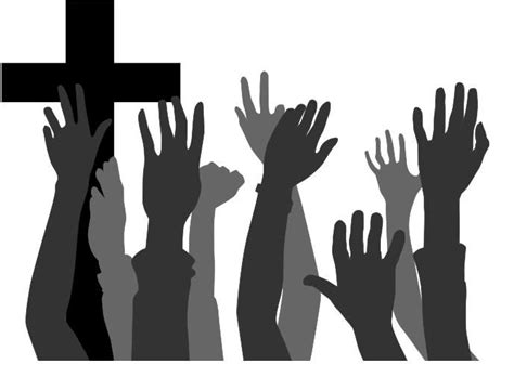 Woman Praising God Silhouette Png