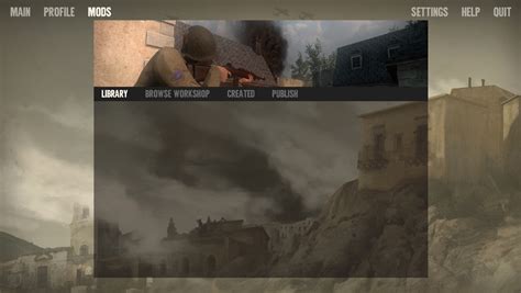 In Game Mod Browser Examples Tutorial Moddb