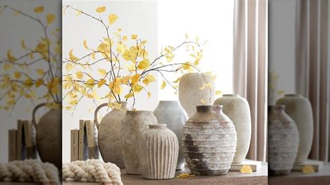 Rustic Vases Perfect For Displaying Fall Flowers