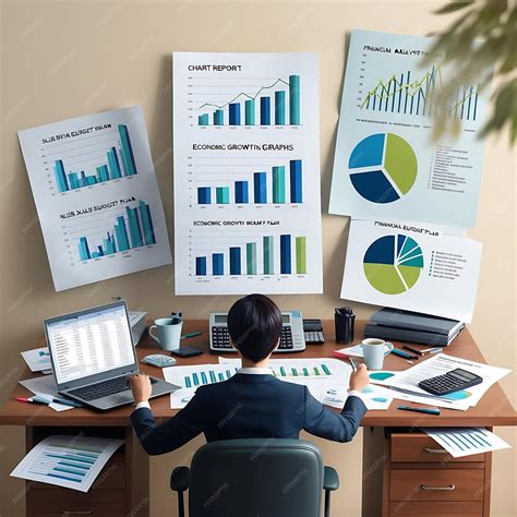 Financial Budget Planning With Chart Report Statistical Working