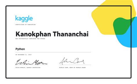 Hedgehog 璉 Completed The Python Course On Kaggle
