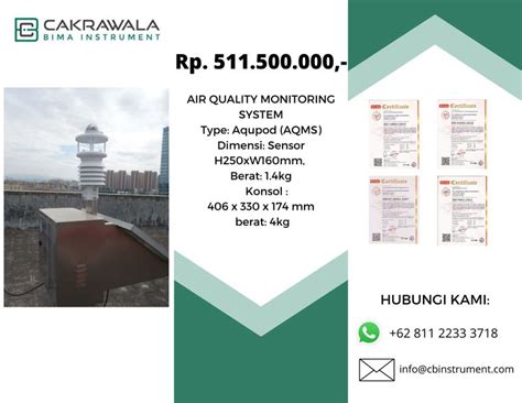 Air Quality Monitoring System Type Aqupod Aqms