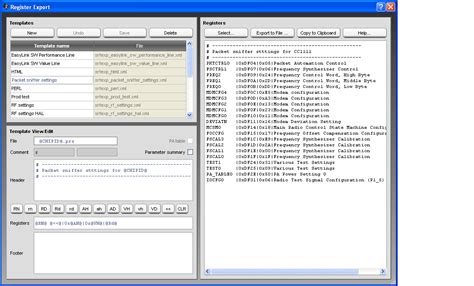 Smart RF Studio Has No Sniffer Export Like The Documentation Shows And Still No Sniffing