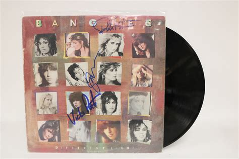 The Bangles Band Signed Autographed Different Light Record Album