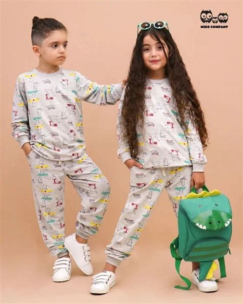 بلوز شلوار فیل تمام چاپ Nzde کار حراج لباس بچه کانه