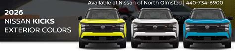 2026 Nissan Kicks Exterior Colors Nissan Of North Olmsted