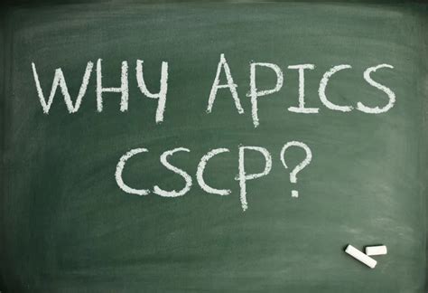 Certified Supply Chain Professional Program Cscp