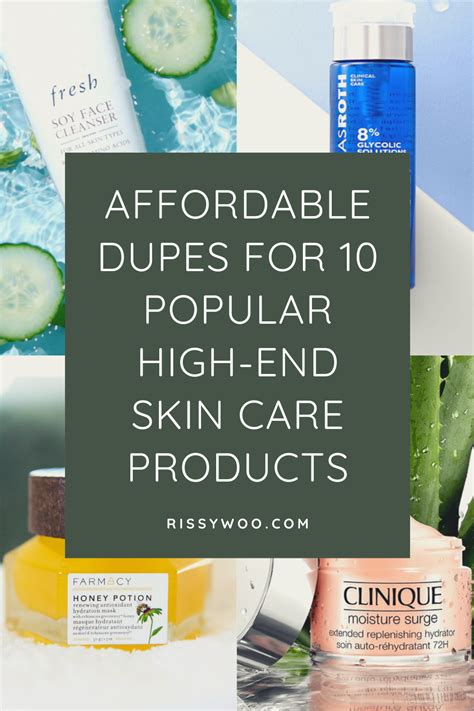 Affordable Dupes For 10 Popular High End Skin Care Products 2019 Artofit
