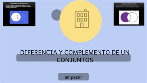 Quiz Diferencia Y Complemento De Un Conjunto Genially