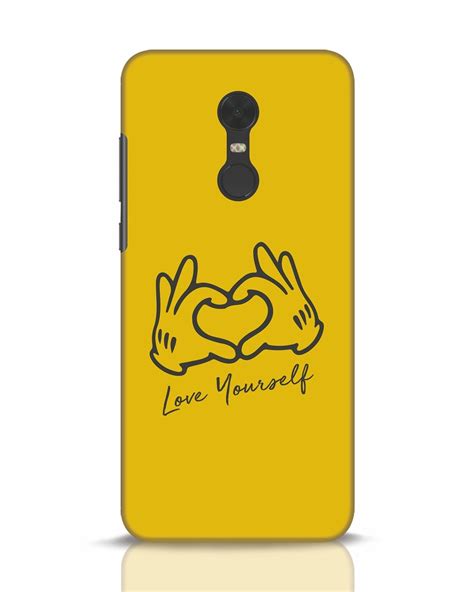 Buy Love Your Self Hand Gesture Xiaomi Redmi Note 5 Mobile Cover For