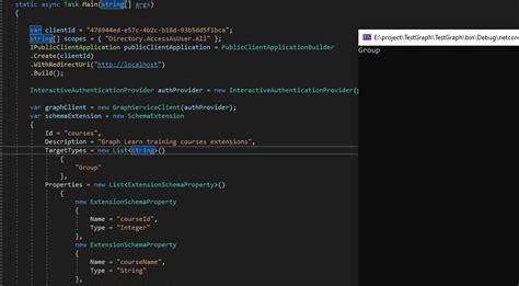 C Microsoft Graph Api Tests Get Access On Behalf Of User Stack