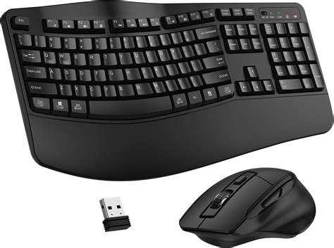 Logitech Wave Keys Mk670 Combo Ergonomic Wireless Keyboard And Mouse Bundle For