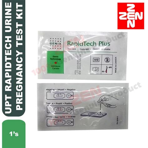 Zen Pharmacy Upt Rapidtech Urine Pregnancy Test Kit 1pc