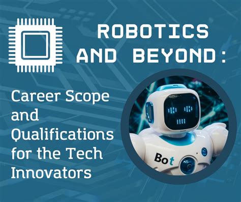 Career Scope Qualifications For Btech In Robotics AI