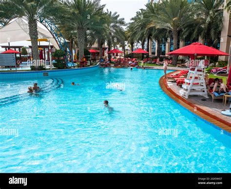 Abu Dhabi Uae April 1 2019 The Swimming Pool On Khalidiya Palace