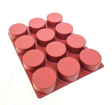 Silicone Cylinder Mould 12 Cavities Ø80x40 Mm 196 Ml Maé Innovation