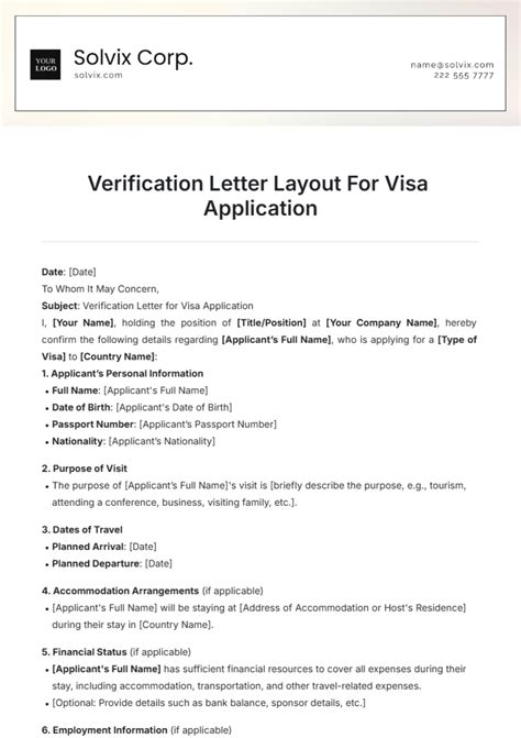 Free Verification Letter Templates Editable And Printable