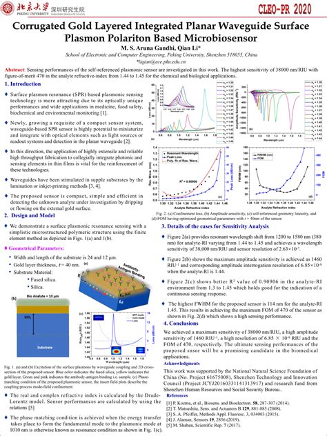 Pdf Corrugated Gold Layered Integrated Planar Waveguide Surface Plasmon Polariton Based