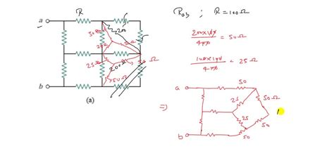 Find The Equivalent Resistance Ra B In Each Of The Circuits Of Fig 2 111 Each Resistor Is 100