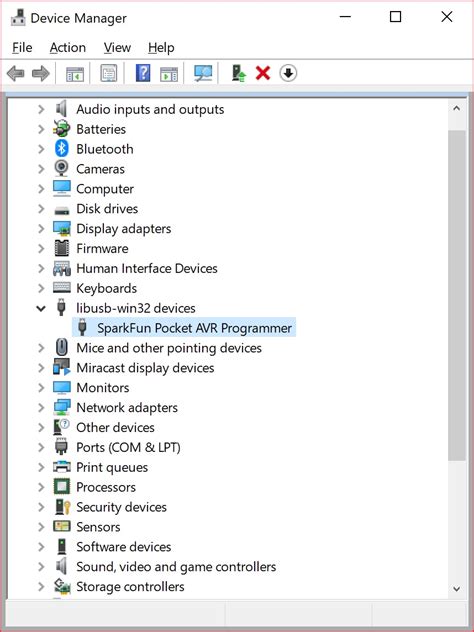 pocket avr programmer hookup guide sparkfun learn