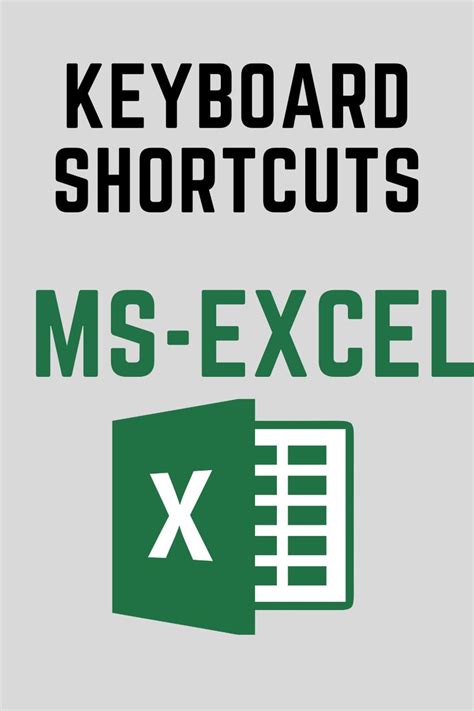 Excel Keyboard Shortcuts Excel Shortcuts Keyboard Shortcuts Microsoft Excel