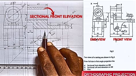 How To Draw Sectional Drawing Infoupdate Org