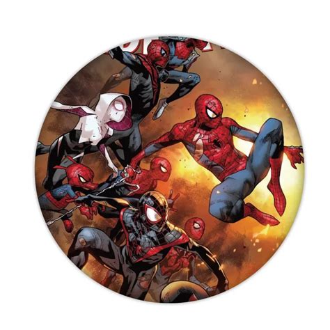 1 шт Новое поступление значок героя Марвел Человек паук пластиковая