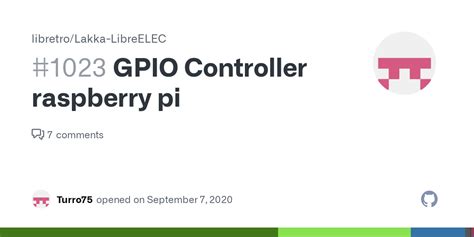 Gpio Controller Raspberry Pi · Issue 1023 · Libretrolakka Libreelec