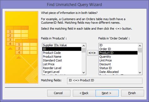 Compare Two Tables And Find Records Without Matches Microsoft Support