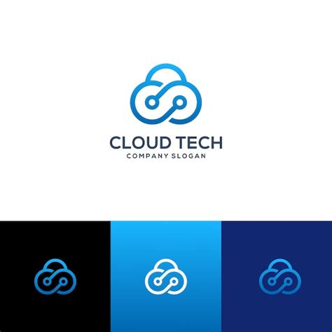 Premium Vector Cloud Technology Logo Template