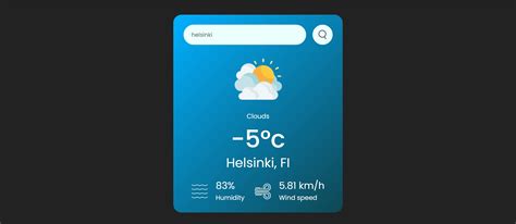 Github Hecnajerahow Is The Weather Created A Web Application Using Html Css And