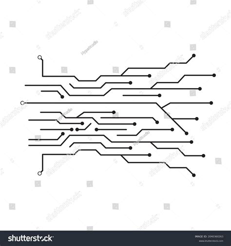 computer vector background circuit board electronic stock vector