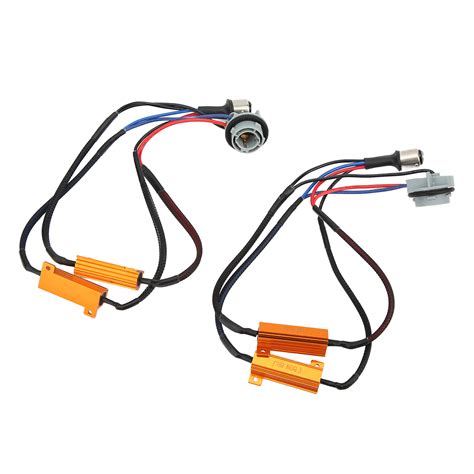 2 Pack 50w 12v Led Resistor Decoder Dual Resistance Precise Decoding Low Energy Consumption