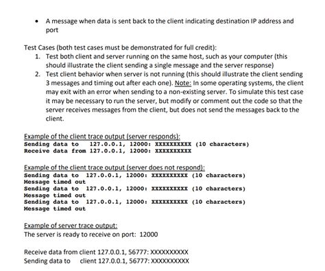 Programming Assignment 1 Udp Echo Client And Server