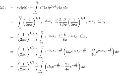 Expectation Value Of Momentum In A Given State Learn Physics