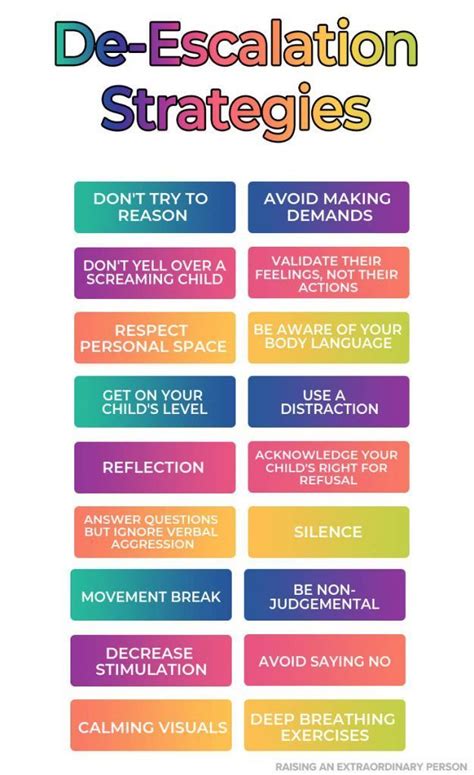 18 Effective De Escalation Strategies For Defusing Meltdowns Artofit