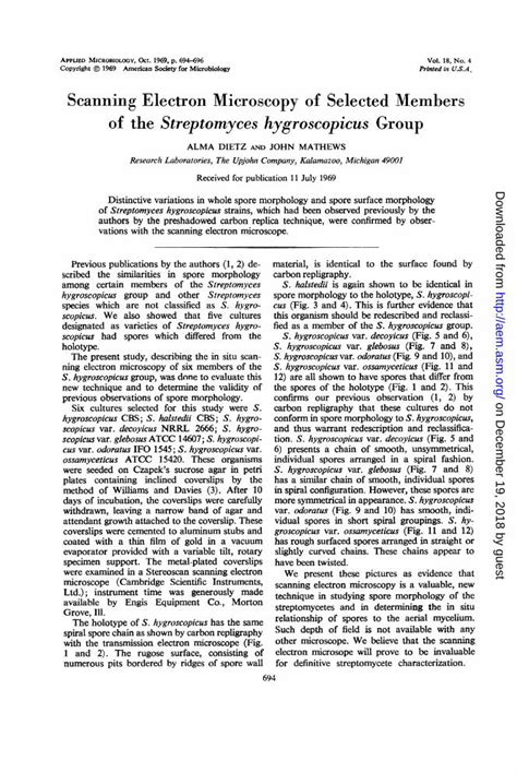 Pdf Scanning Electron Microscopy Of Selected Members Applied And Dokumen Tips