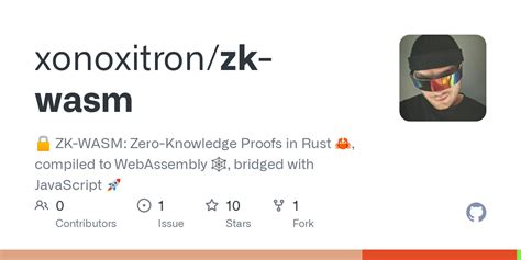 Github Xonoxitronzk Wasm 🔒 Zk Wasm Zero Knowledge Proofs In Rust 🦀 Compiled To Webassembly