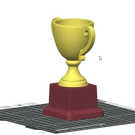 🏆 Best Dad Trophy Multicolor 3d Printable Fathers Day T Obj