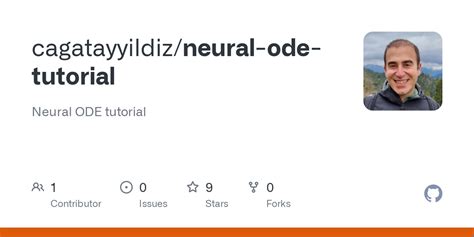 Neural Ode Tutorialnodeipynb At Main · Cagatayyildizneural Ode Tutorial · Github