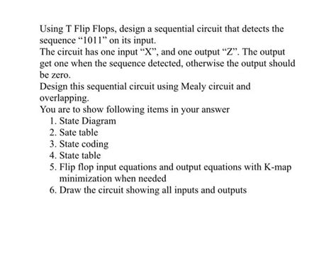 solved using t flip flops design a sequential circuit that