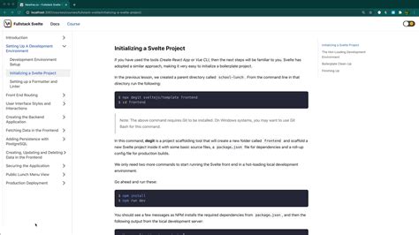 How To Initialize A Boilerplate Svelte Project Fullstack Svelte