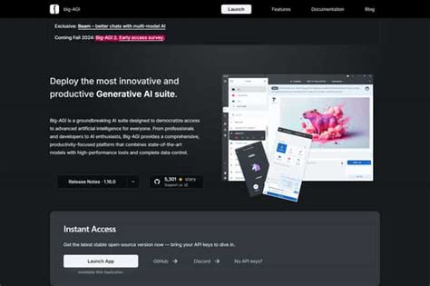 Big AGI Generative AI Suite OkeiAI Com