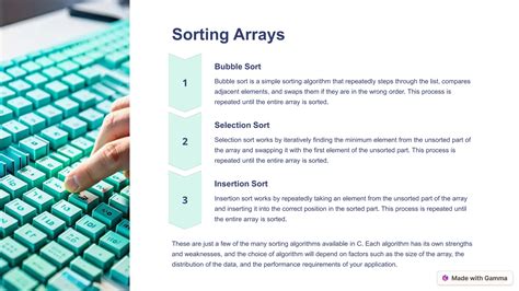 Ppt On Arrays In C Programming Languagepptx