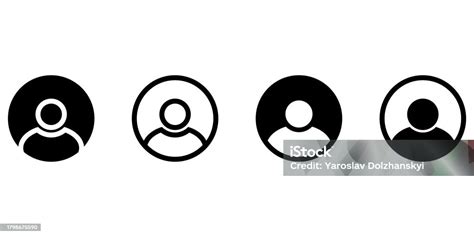 벡터 아이콘 사용자 프로필 로그인 또는 액세스 인증 사용자 아이콘 세트 아바타 회원 프로필 그림입니다 0명에 대한 스톡 벡터 아트 및 기타 이미지 Istock